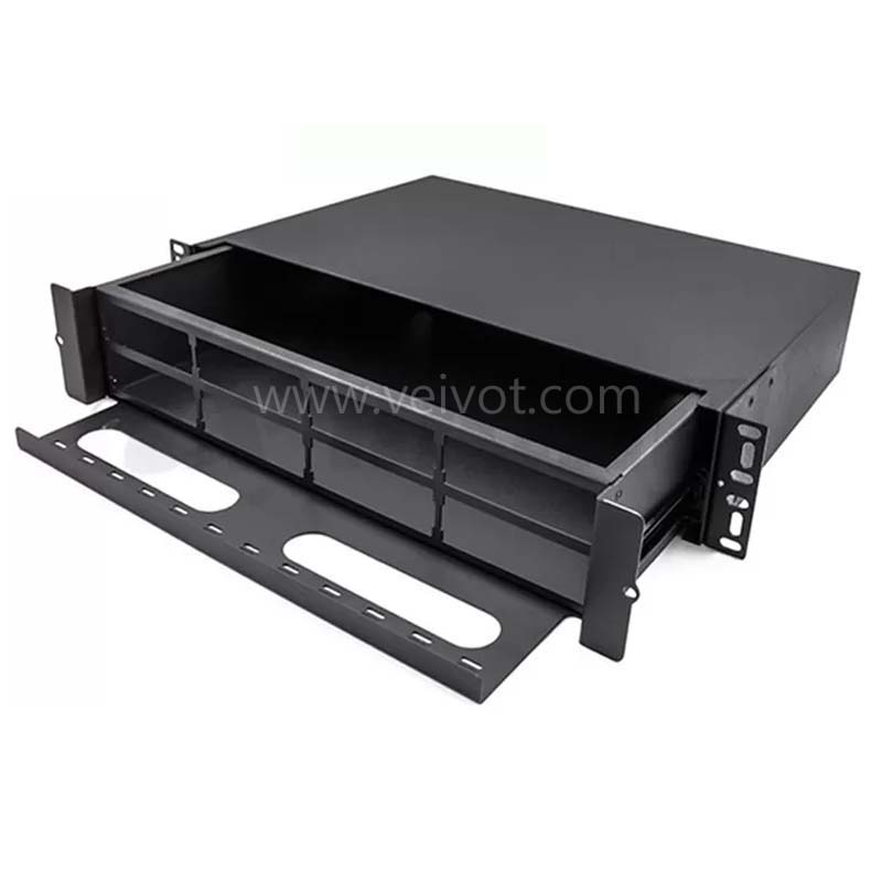 2U 192F MPO/MTP Sliding Patch Panel 19inch (VV-PP2U192FMPO-01),MPO/MTP ...